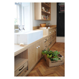 Traditional Oak Scullery - Contemporary - Kitchen - London - by ...