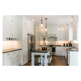 Traditional White & Black Kitchen - Waynesburg 2018 - Traditional ...