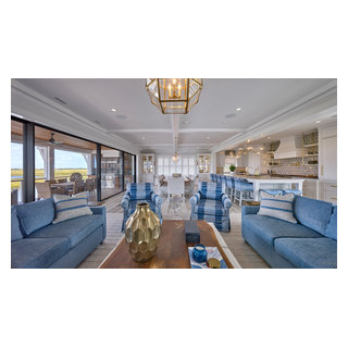 Transitional Bay Front Family Home - Transitional - Kitchen ...