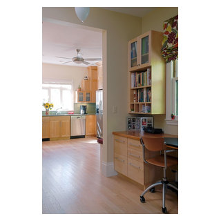 Transitional Red Birch Kitchen - Modern - Kitchen - Boston - by CW ...