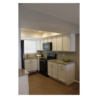 Transitional Townhouse Kitchen - Transitional - Kitchen - Denver - by ...