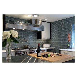 Tuxedo Kitchen - Contemporary - Kitchen - Philadelphia - by A Cook's ...