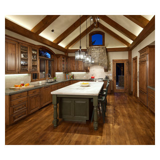 Twin Sisters Ranch - Rustic - Kitchen - Denver - by Colorado ...