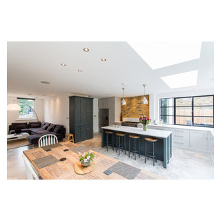 Two-storey side extension Twickenham - Contemporary - Kitchen - London ...