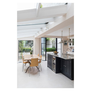 Two Tone Kitchen Diner - Contemporary - Kitchen - London - by Woods of ...