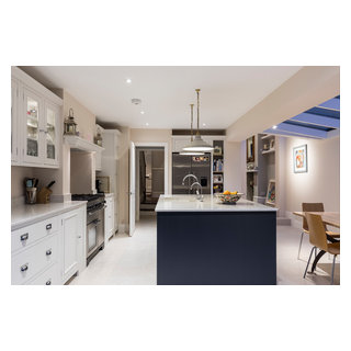 Two Tone Kitchen Diner - Contemporary - Kitchen - London - by Woods of ...
