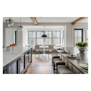 Verdant Living- Kitchen Breakfast Nook - Farmhouse - Kitchen - Boston ...