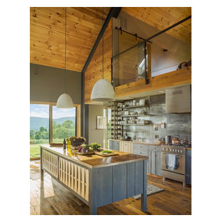 Vermont Modern Barn - Modern - Kitchen - Burlington - by Joan Heaton ...