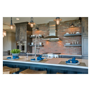 Village Cove - Rustic - Kitchen - Omaha - by Falcone Hybner Design, Inc ...