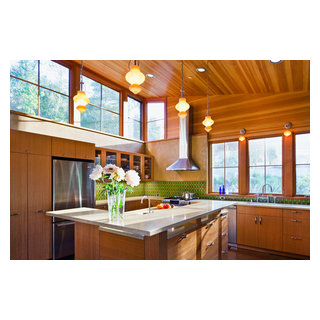 Vine Hill Road Straw Bale Residence - Contemporary - Kitchen - San Francisco - by Arkin Tilt ...