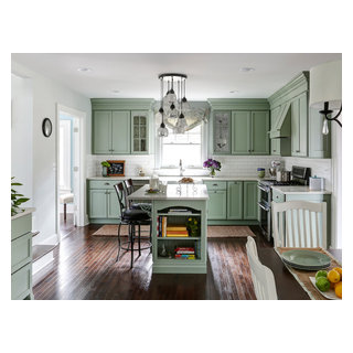 Vintage Revival of Dutch Colonial Kitchen - Traditional - Kitchen - San ...