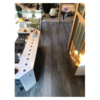 Vinyl Tile Kitchen - Mannington Adura Max - Contemporary - Kitchen ...