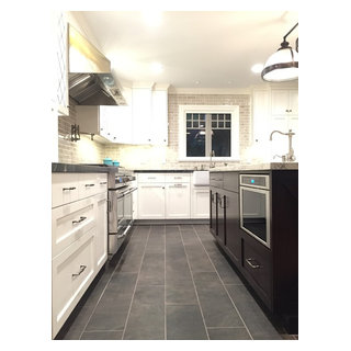 Walker Zanger wood cortex porcelain floor tile - Transitional - Kitchen ...