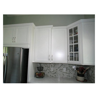 Wall Cabinets [Staggered Depth Transition] - Transitional - Kitchen ...