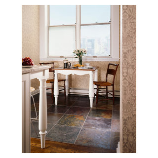 Wallpapered Kitchens - Traditional - Kitchen - Chicago - by Stuart ...