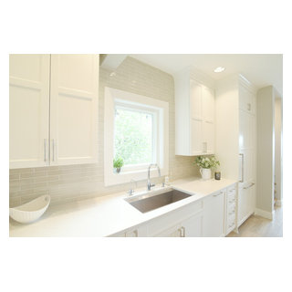 Warm White Kitchen - Transitional - Kitchen - Seattle - by Signature ...