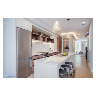 Washington DC Modern RowHouse - Modern - Kitchen - DC Metro - by ...