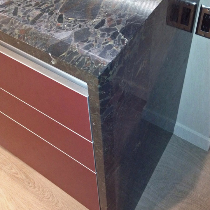Waterfall Edge Detail - Photos & Ideas | Houzz