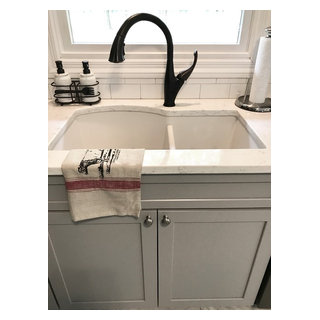 Waypoint Cabinets- Painted Stone and Painted Linen Colors - Bathroom ...