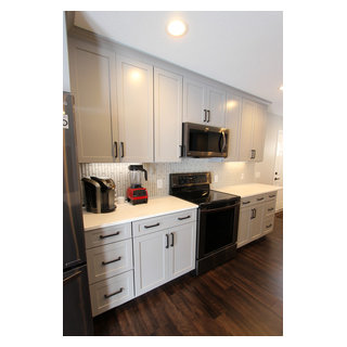 Waypoint LivingSpaces 410F Painted Stone Cabinets - Kitchen - Cleveland ...