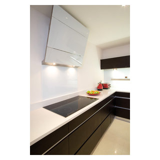 Wenge and White - Contemporary - Kitchen - Other - by Glenvale Kitchens ...