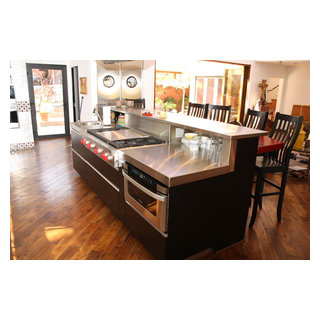 Wenge Kitchen Island - Modern - Kitchen - Los Angeles - by Cabinet ...