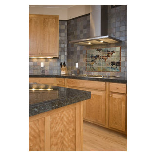 Western Tile Mural in Kitchen - Traditional - Kitchen - Denver - by ...