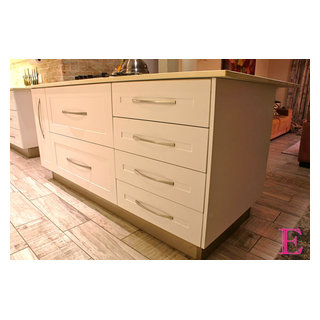 White & Neutral Shaker Style Kitchen - Scandinavian - Kitchen - Other ...