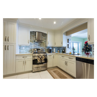 White & Serene Kitchen - Contemporary - Kitchen - Miami - by Fresh ...