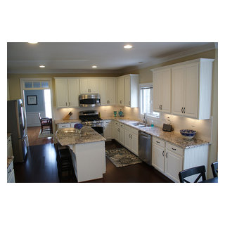 White Diamonds - Modern - Kitchen - Richmond - by Classic Granite ...