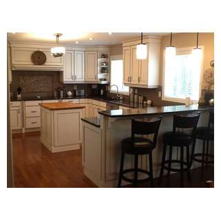 White Kitchen - Rustic - Kitchen - Calgary - by Hauser Home Hardware ...