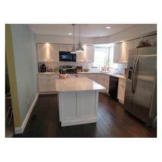 WHITE KITCHEN IN LAWRENVILLE, NJ - Traditional - Kitchen - Philadelphia ...