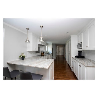 White Kitchen Renovation - Transitional - Kitchen - Boston - by J. M ...