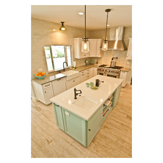 Whole House Remodel | Wade | Villa Park - Beach Style - Kitchen ...