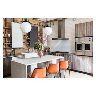 Wicker Park Industrial Loft - Industrial - Kitchen - Chicago - by ...