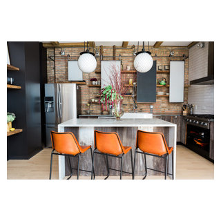Wicker Park Industrial Loft - Industrial - Kitchen - Chicago - by ...