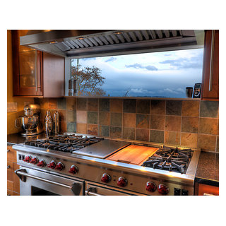 Window over range - Eclectic - Kitchen - Seattle - by User | Houzz