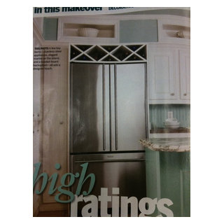 Wine Rack Above Fridge - Kitchen - Other | Houzz