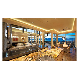 Wood & Stone - Contemporary - Living Room - Vancouver - by Bill Frame ...