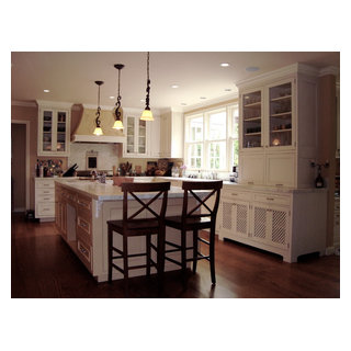 Wood-Mode Inset Vintage Painted Kitchen by John Keplar - Traditional ...