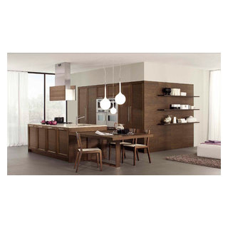 Wood Veneer Cabinet Door Fronts - Modern - Kitchen - New York - by ...