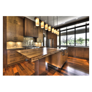 Zebra Wood Kitchen Island - Transitional - Kitchen - Atlanta - by J ...
