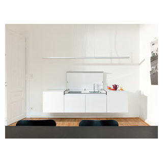 slimline is pure miniki – the invisible kitchen disguised as an elegant ...