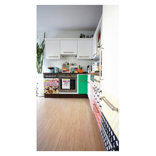 Upcycling: Küche aus den 80er Jahren - Contemporary - Kitchen ...