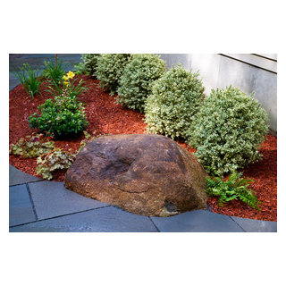 2 Tier Multicolor Natural Cleft Bluestone Patio - Traditional ...