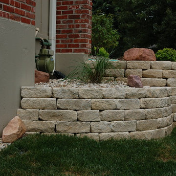 Tiered Retaining Wall - Photos & Ideas | Houzz