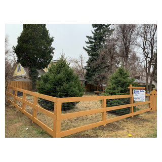 3 rail ranch rail w/ wire. double walk gate and single walk gate ...