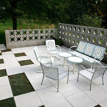 Midcentury Modern Cinder Block - Photos & Ideas | Houzz