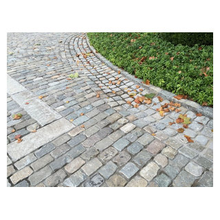 A Unique Cobblestone Driveway - Traditional - Landscape - New York - by ...