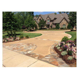 Alabama Brown flagstone driveway - Landscape - Other - by South Alabama ...